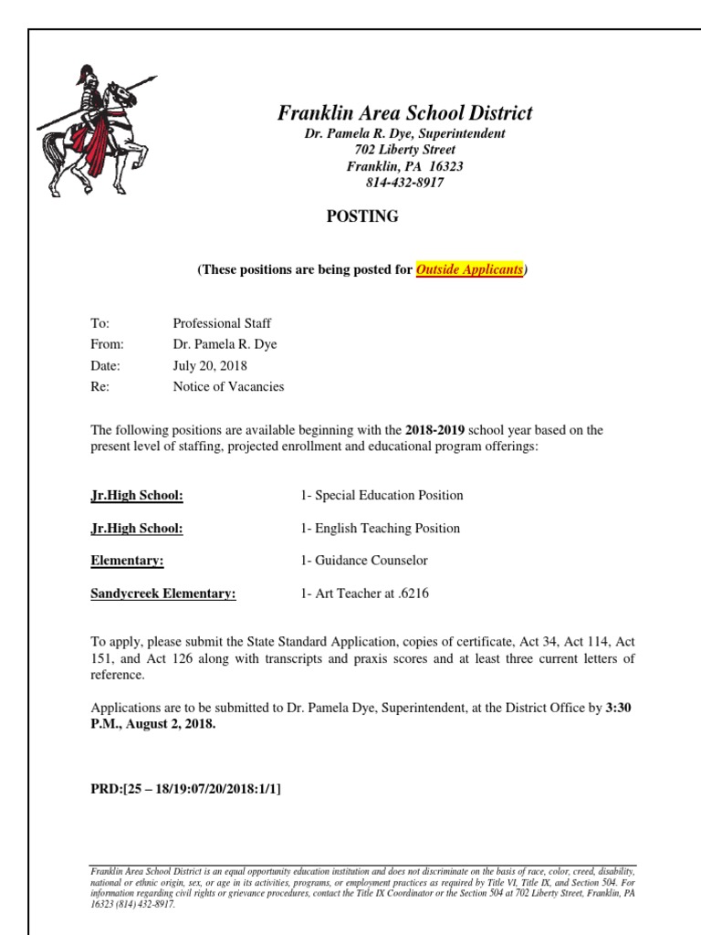 25-Various Outside Positions | PDF | Section 504 Of The Rehabilitation ...