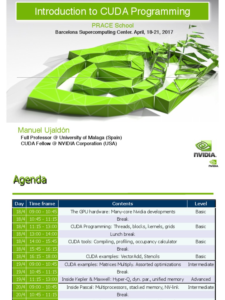 1 Cuda | PDF | Thread (Computing) | Parallel Computing