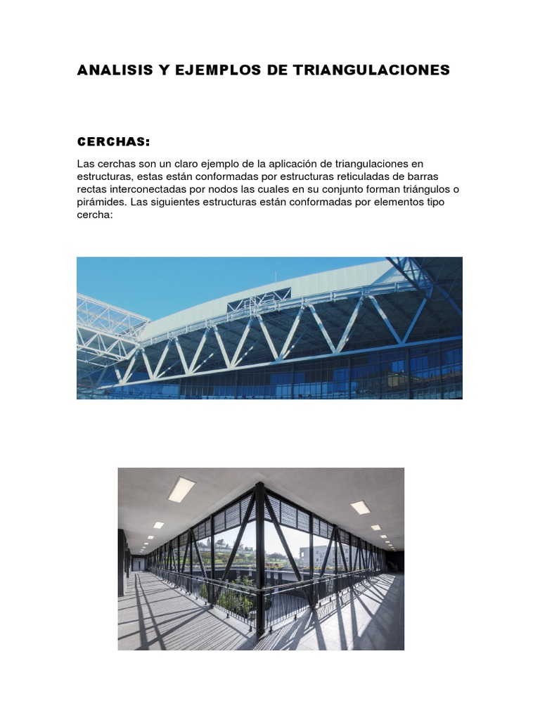 Aplicaciones de la triangulación en estructuras arquitectónicas ...