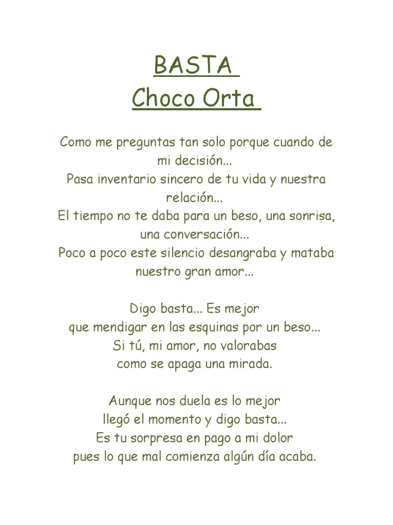 Canci (On Basta | PDF