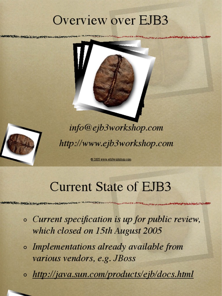 EJB3 Introduction | PDF | Computers