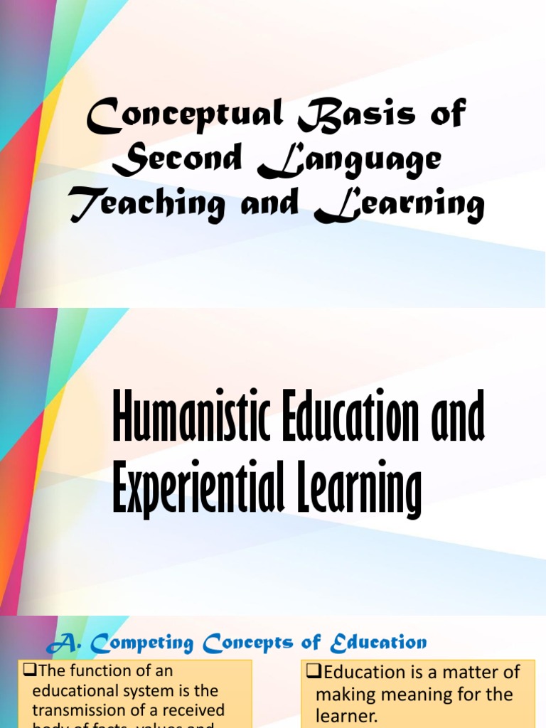Conceptual Basis of Second Language Teaching and Learning | PDF ...