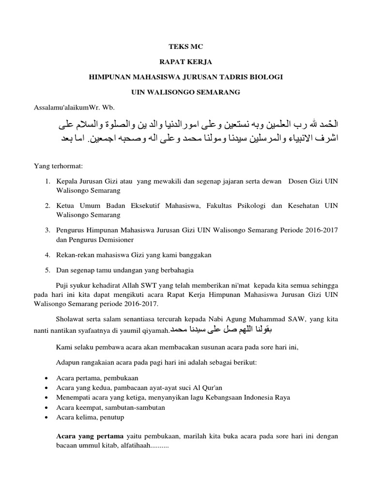 Teks MC | PDF