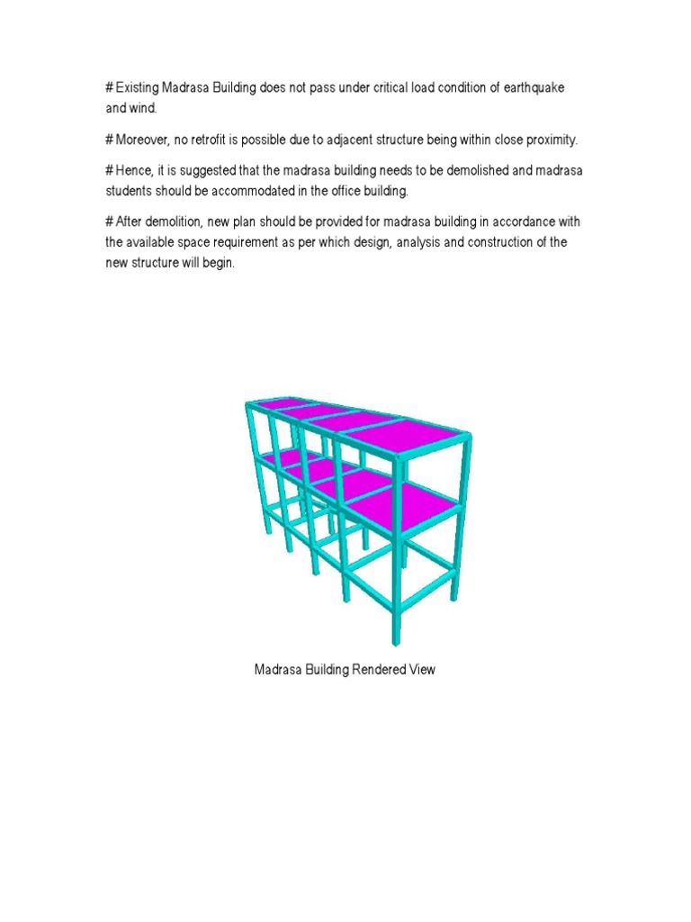 Madrasa Building Design | PDF
