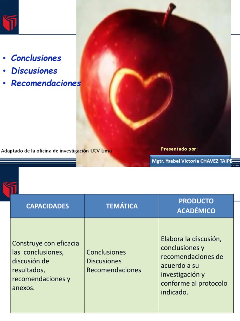 Discusión y Conclusiones de Tesis | PDF | Validez (Estadísticas ...
