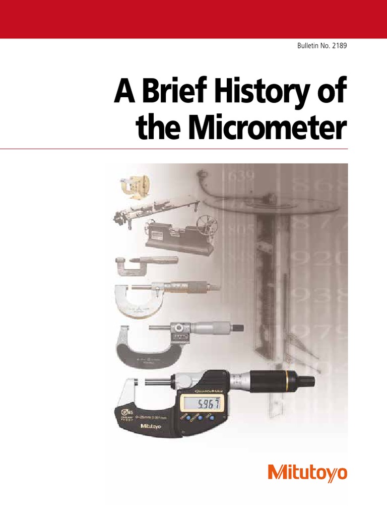 History of The Micrometer | PDF