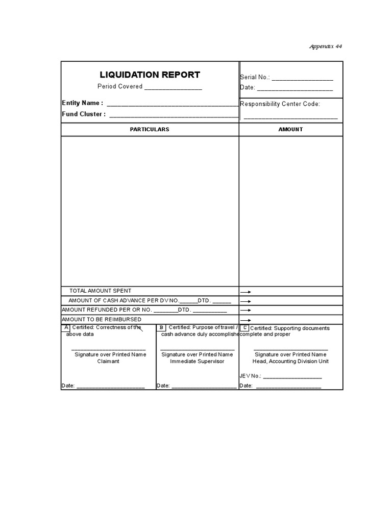 Appendix 44 - (LR) Liquidation Report | PDF