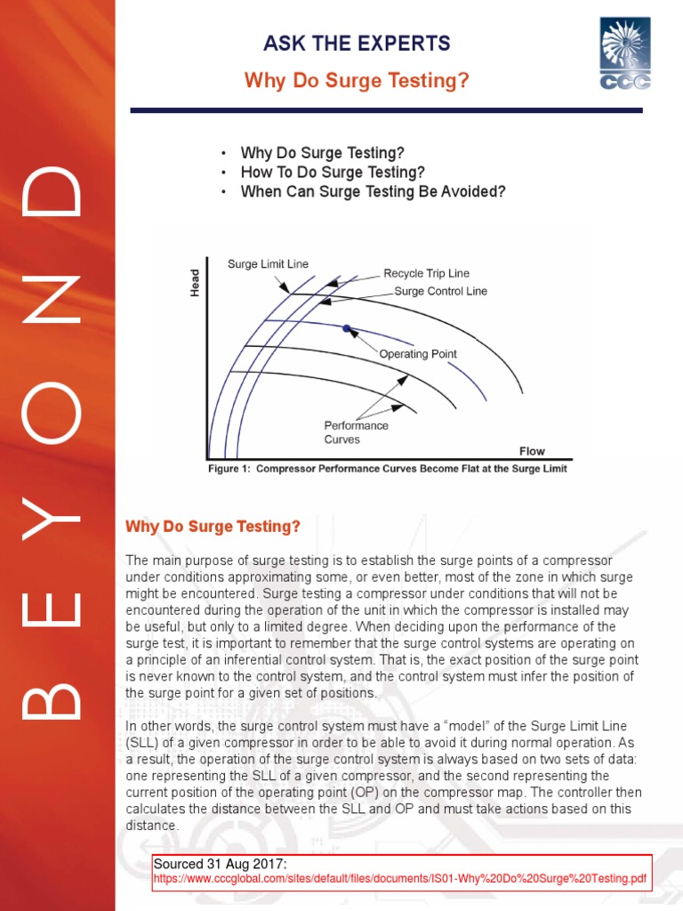 Why Do Surge Testing? | PDF | Flow Measurement | Accuracy And Precision