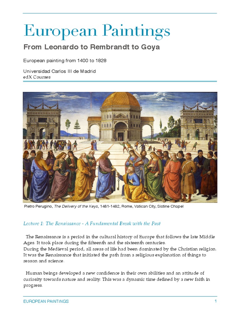 European Paintings | PDF | Oil Painting | Visual Arts