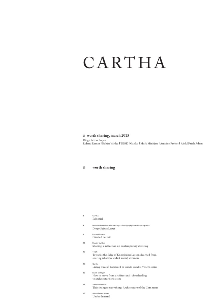 Cartha Worth Sharing | PDF | Hermit | Self