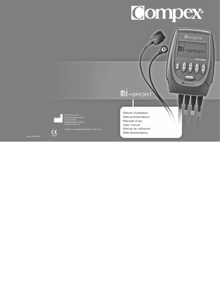 Compex Manual PDF | PDF | Muscle | Nerve