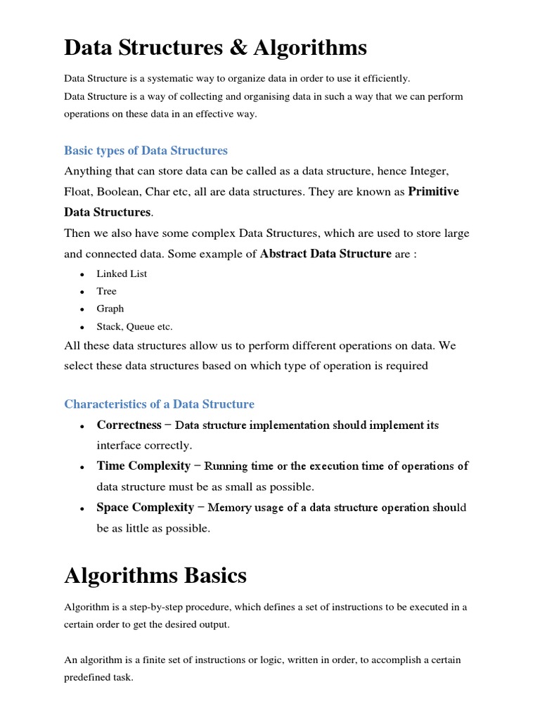 Algorithm and Flow Chart | Download Free PDF | Algorithms | Data Structure