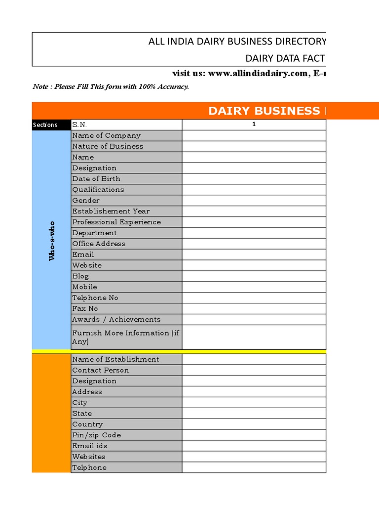 All India Dairy Business Directory (Dairy Year Book) 6Th Ed. Revised ...