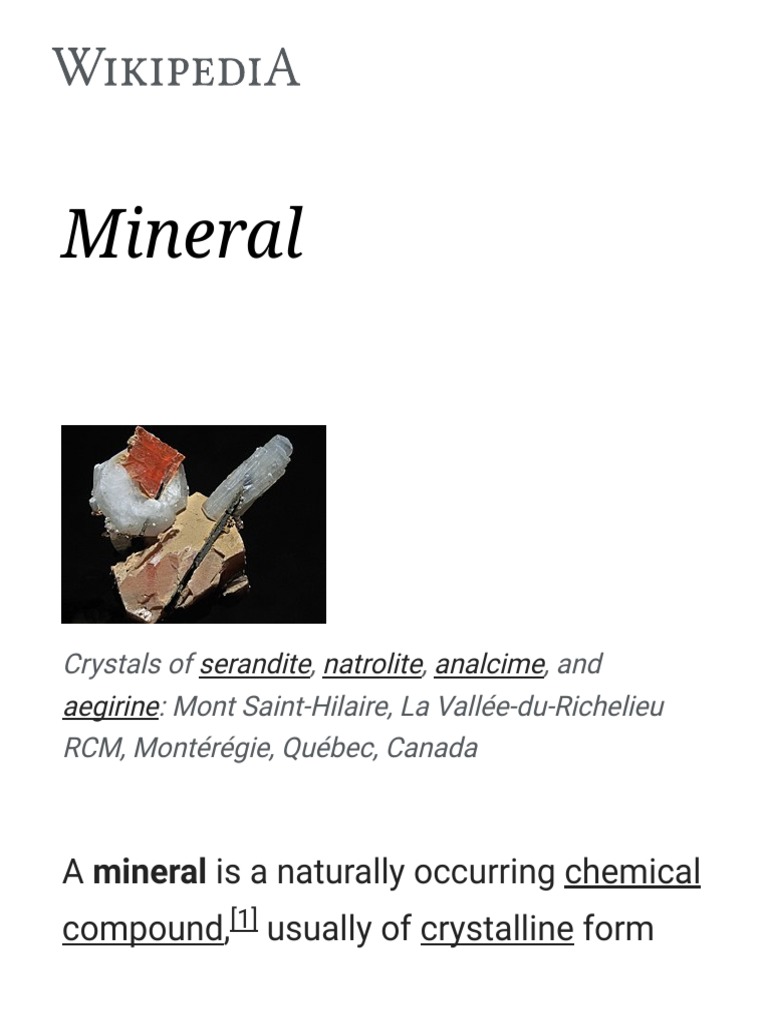 Overview of Mineral Characteristics | PDF | Silicate | Minerals
