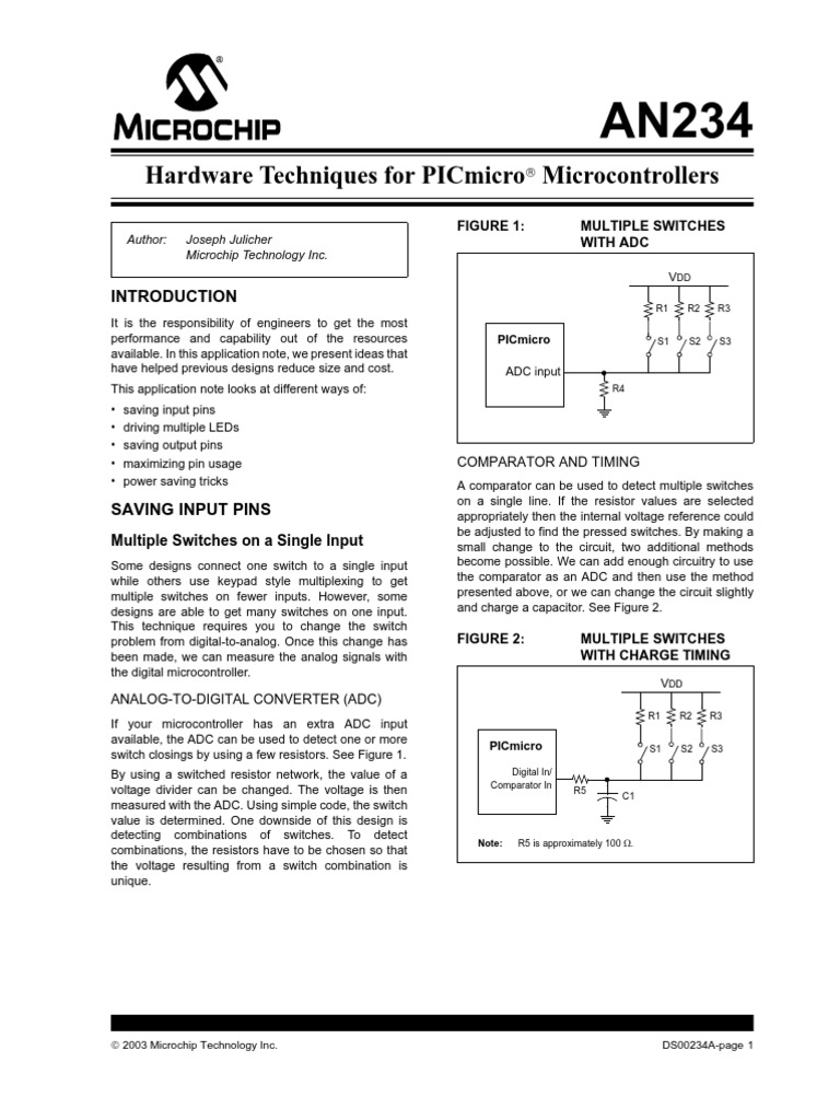 Analog To Digital Converter Microcontroller PIC16F877A Analog To