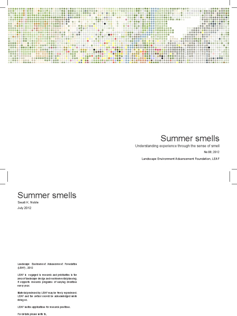 08 Summer Smell | PDF | Olfaction | Nature