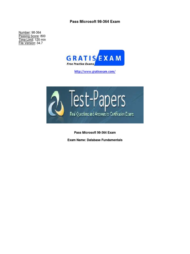 Database Study Guide | PDF | Database Index | Database Transaction