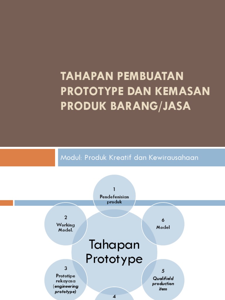 Materi 4. Tahapan Pembuatan Prototype Dan Kemasan Produk Barang