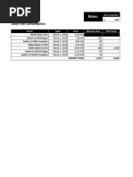 Bunker Calculation Excel Sheet | PDF