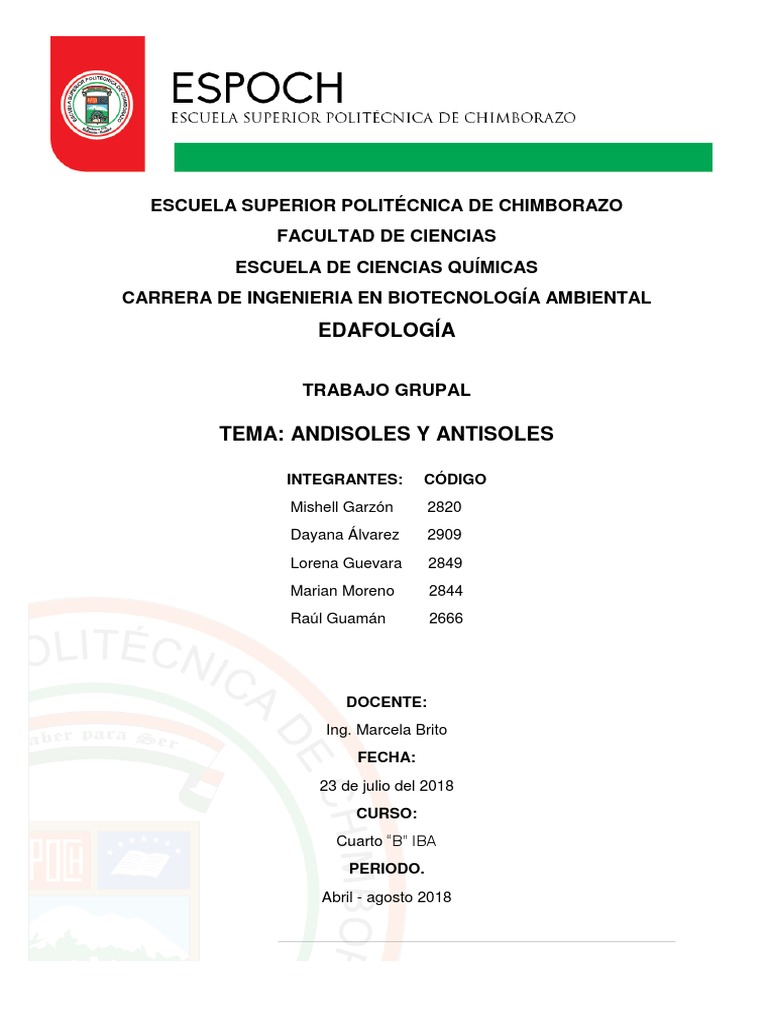 Investigando los órdenes de suelo Aridisoles y Entisoles | PDF | Suelo ...