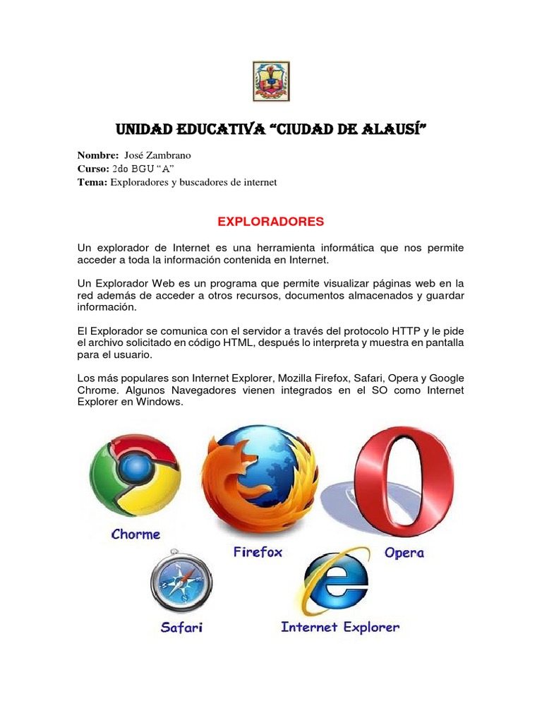 Exploradores y Buscadores | PDF