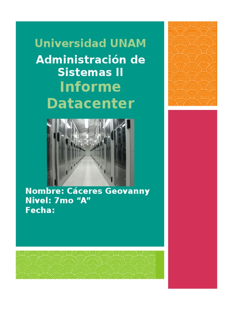 03 Informe Datacenter | PDF | Centro de datos | Computación en la nube