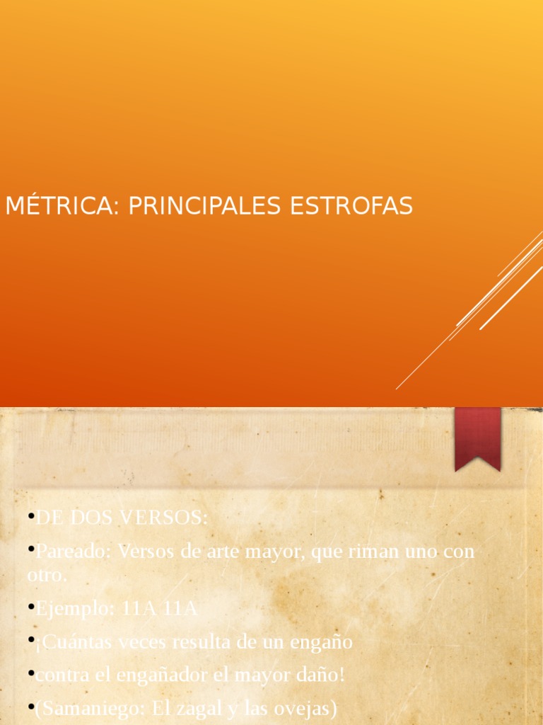 Tipos de Estrofas y Versos | PDF | Metro (poesía) | Forma Stanzaica