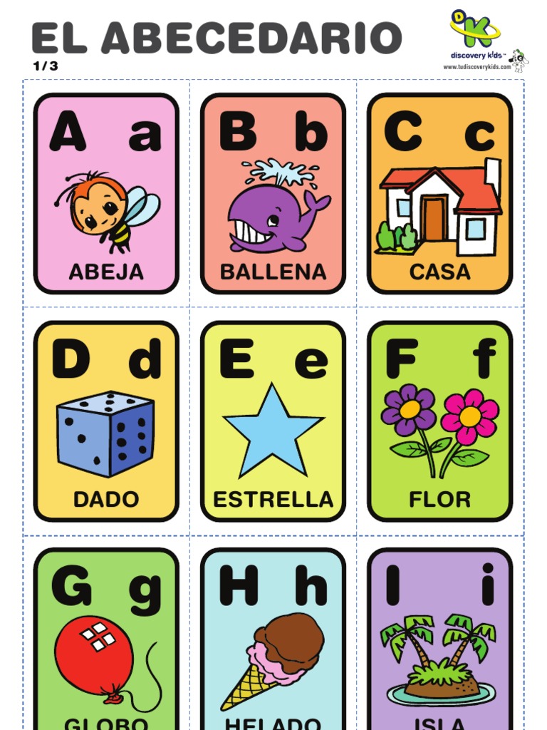 Tarjetas ABC Discovery Color