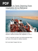 Shell Tank Cleaning | PDF | Oil Tanker | Quality Assurance