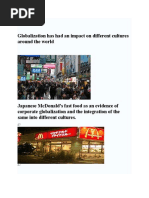 Examples of Cultural Homogenization | PDF