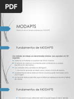 Tabla de Factores MODAPTS | PDF | Ciencia y Tecnología | Ingeniería