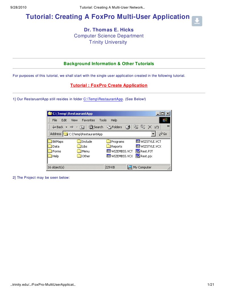 Tutorial - Creating A Multi-User Network Application | PDF | Variable (Computer Science) | Databases