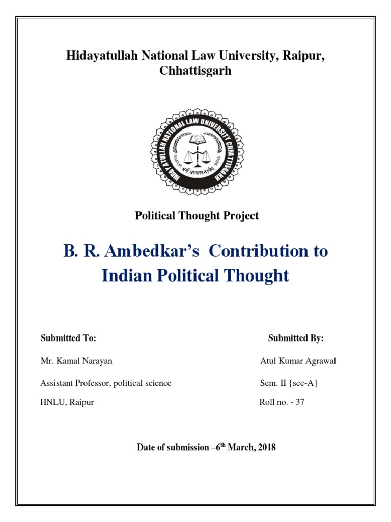 Ambedkar's Impact on Indian Political Thought | PDF | Social Justice ...
