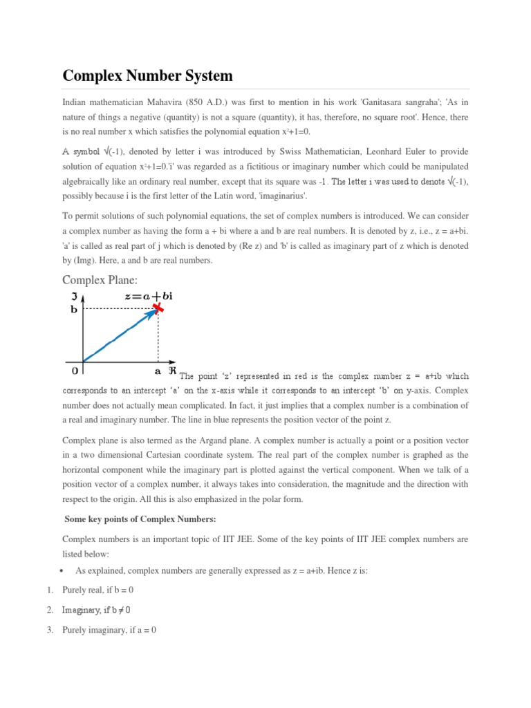 Complex | PDF | Complex Number | Exponentiation