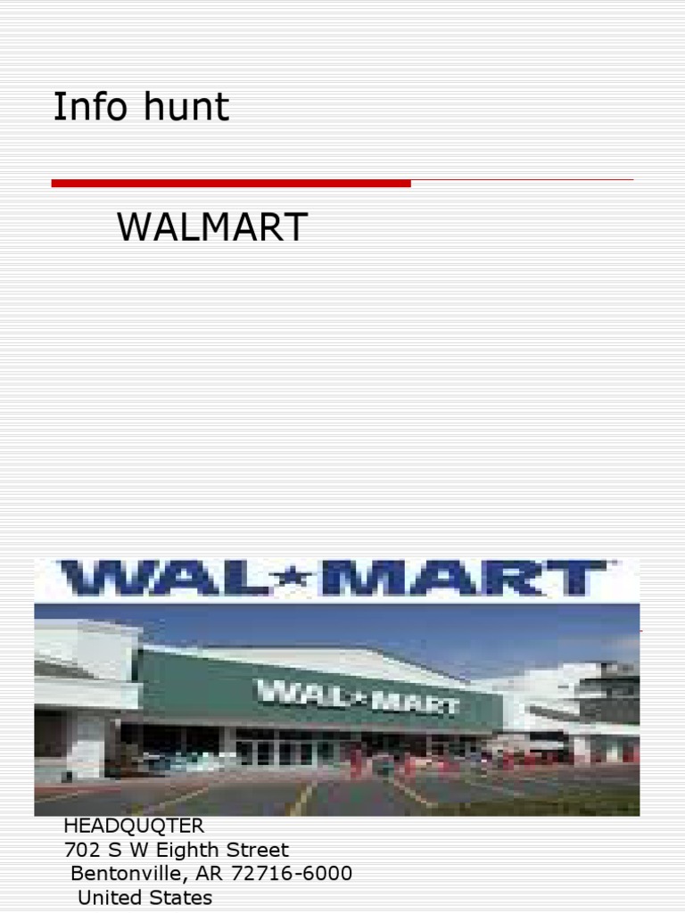 Walmart Headquarters Information | PDF