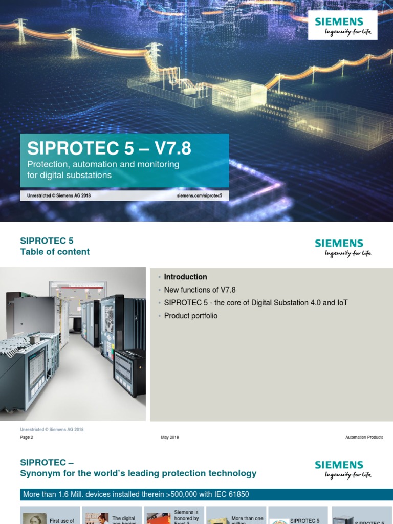 SIPROTEC 5 V7 8 - en PDF | PDF | Radius | Electrical Substation