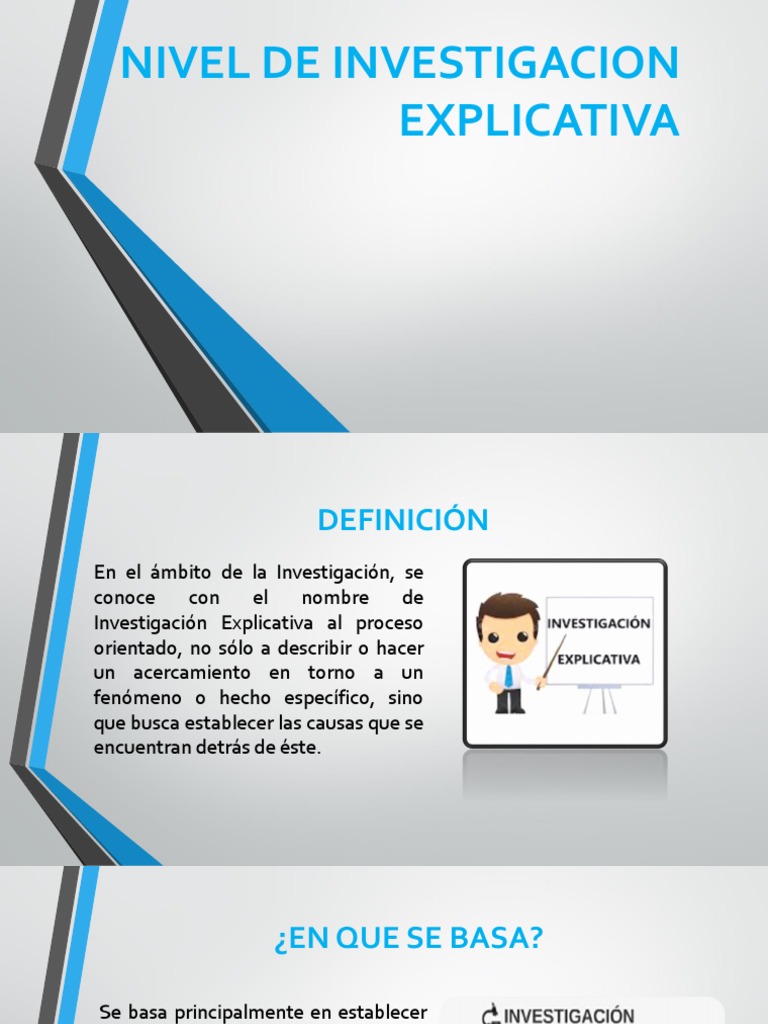 Investigacion Explicativa | PDF | Hipótesis | Método científico