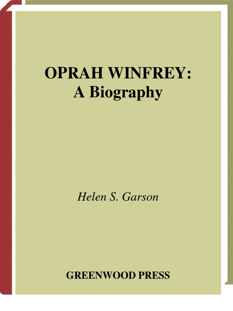 Oprah Winfrer Biography | PDF | Oprah Winfrey | Singing