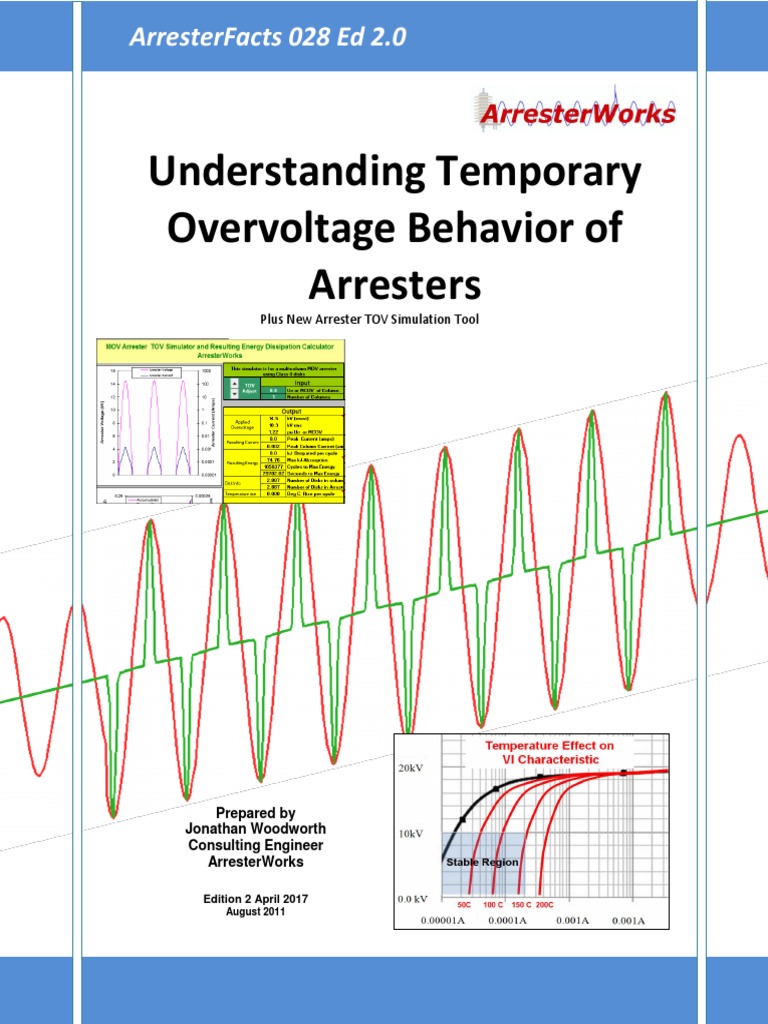 Understanding Temporary Overvoltage Behavior of Arresters ...