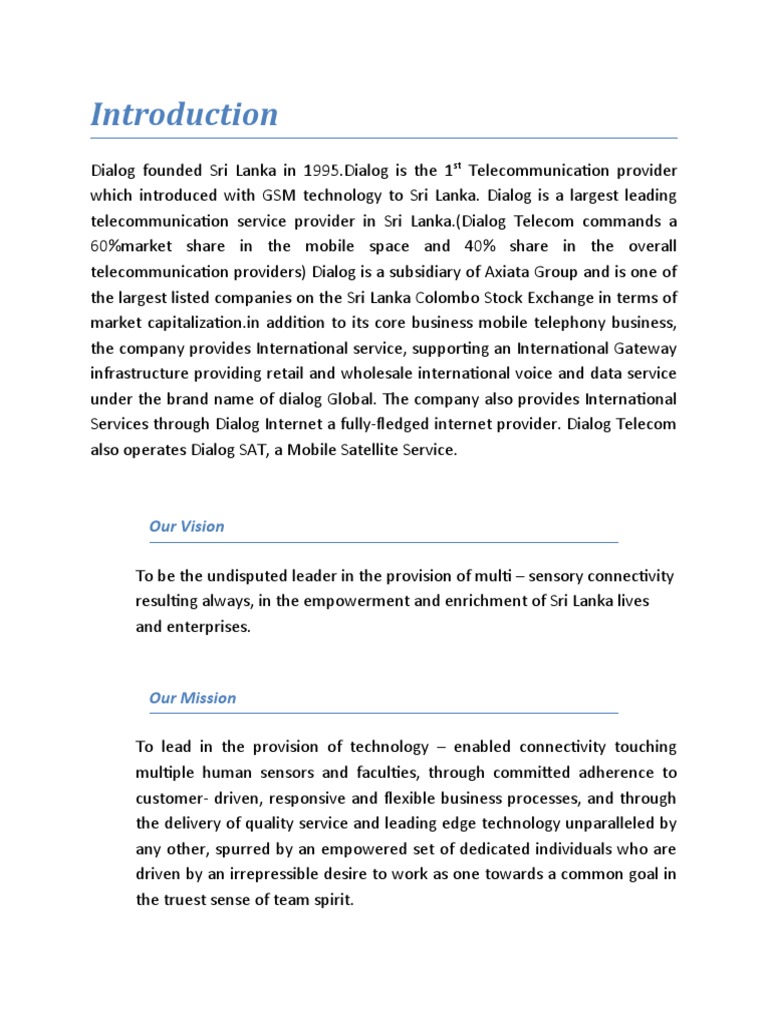 Dialog Introduction | PDF | Communication | Information And ...