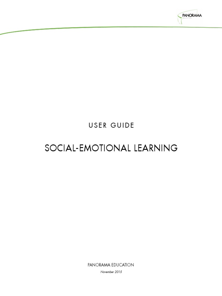 Sel User Guide | PDF | Self Efficacy | Teachers