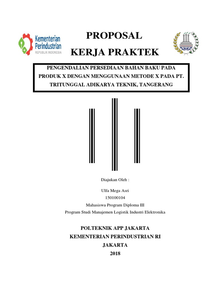 Proposal Pengajuan Magang | PDF