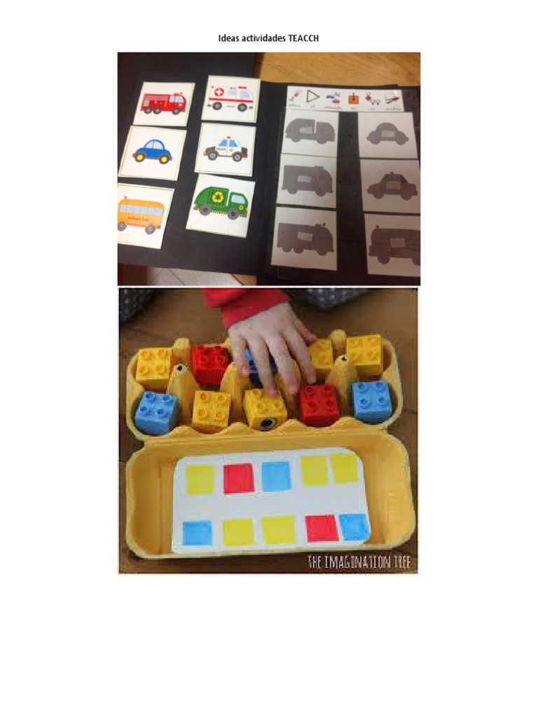 Ideas Internet Actividades TEACCH 2 | PDF