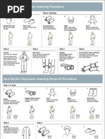 Gowning Poster ISO Class 8 | Human Body | Clothing
