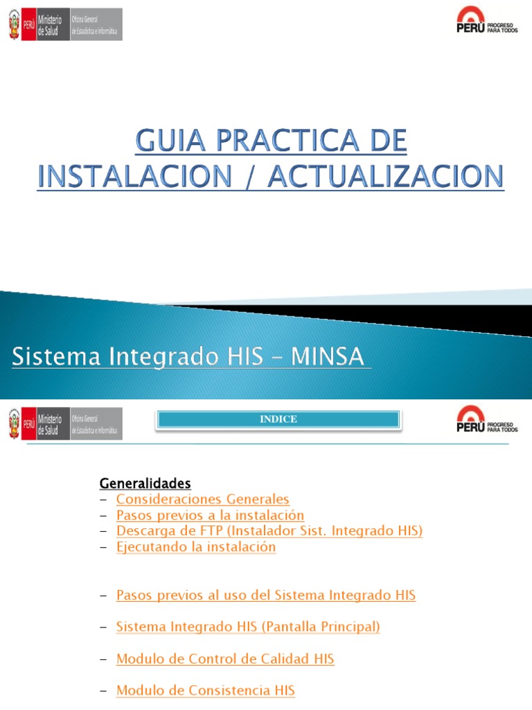 Guia Practica Del Sistema Integrado HIS | PDF | Protocolo de ...