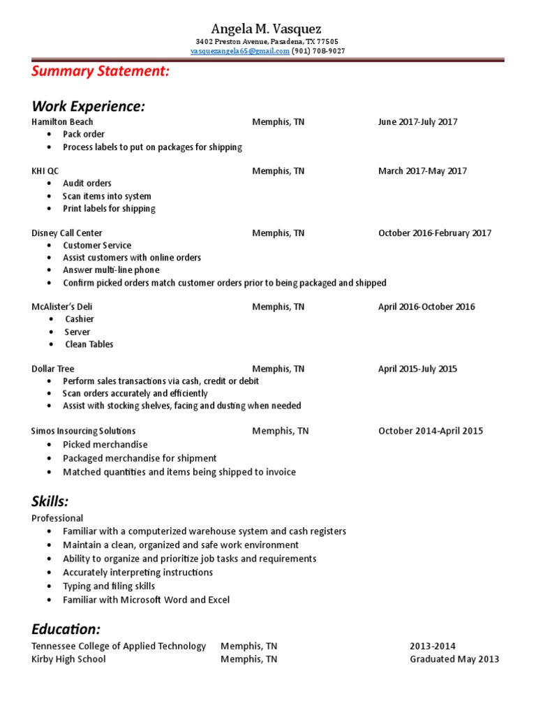 Angela Resume | PDF | Business | Computing