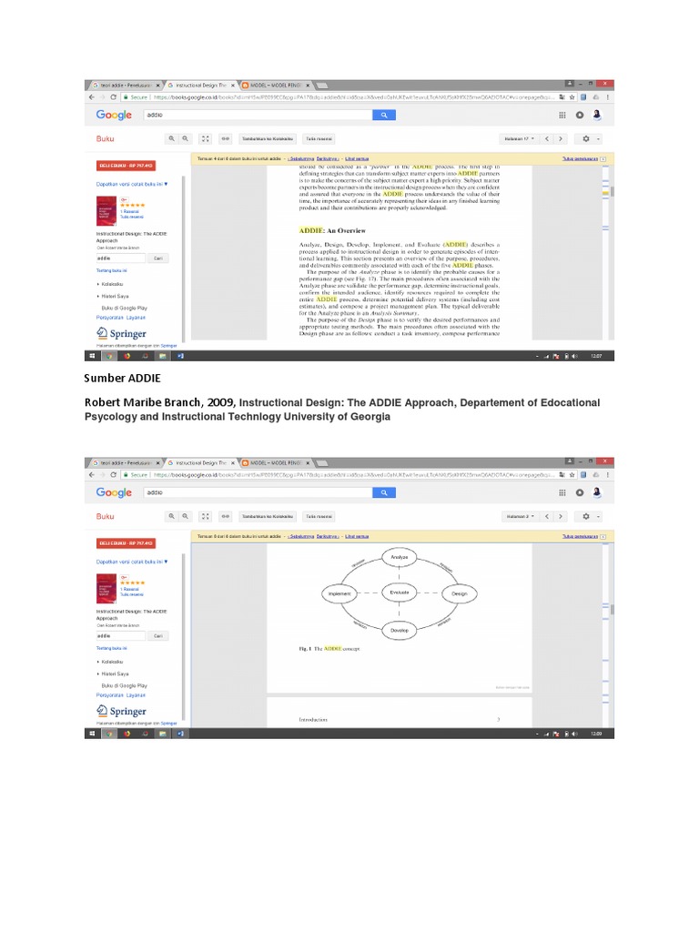 The Five Phases of the ADDIE Instructional Design Model According to ...