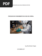 Etapas Del Proceso de Faenamiento de Pollos Parrilleros | PDF | Aves ...