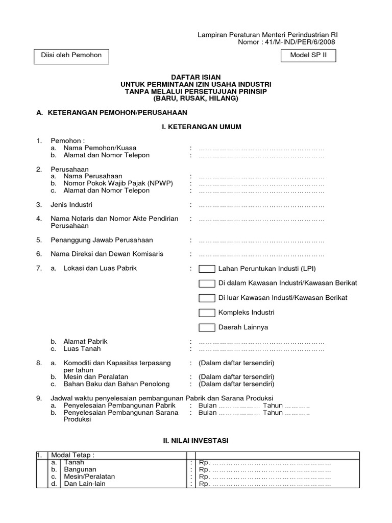 Draft Isian Izin Iui | PDF