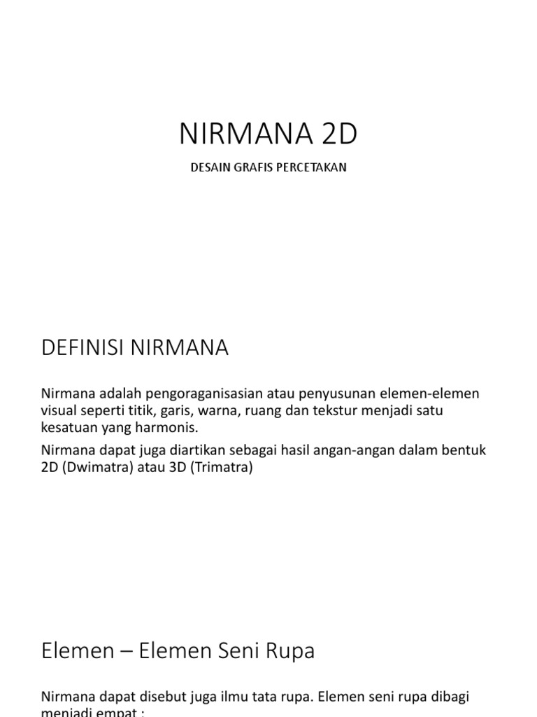 Nirmana 2D | PDF